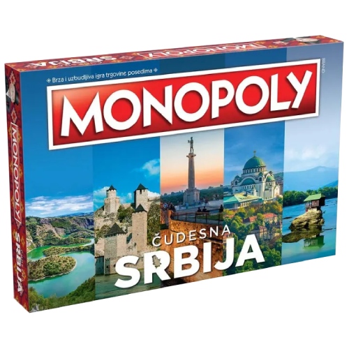 Društvena igra Monopoly Čudesna Srbija | Mini Mondo