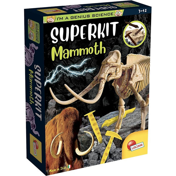 Mali genije Super kit Mamut - Set za male arheologe - Lisciani | Mini Mondo